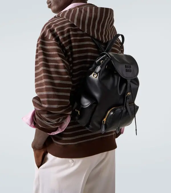 Miu Miu Leather Backpack