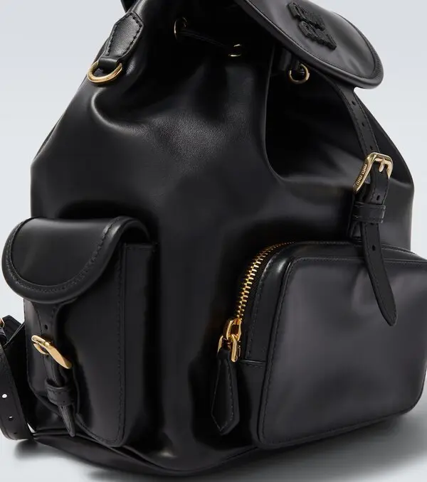 Miu Miu Leather Backpack