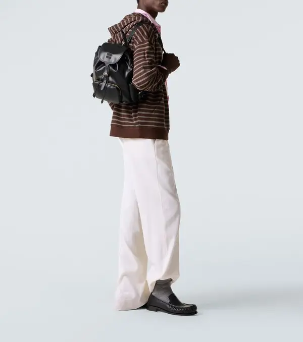 Miu Miu Leather Backpack