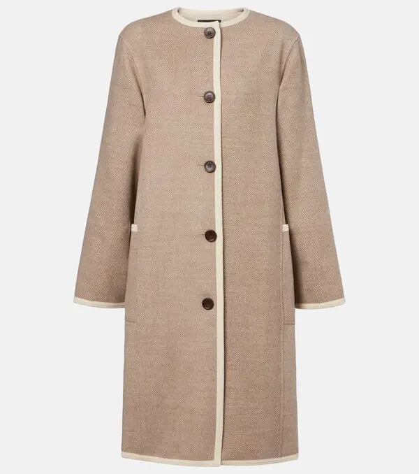 Loro Piana Virgin Wool Buttoned Coat