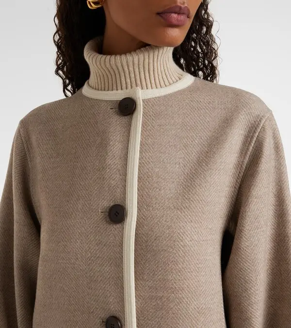 Loro Piana Virgin Wool Buttoned Coat