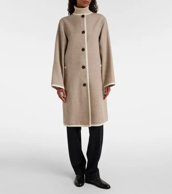 Loro Piana Virgin Wool Buttoned Coat