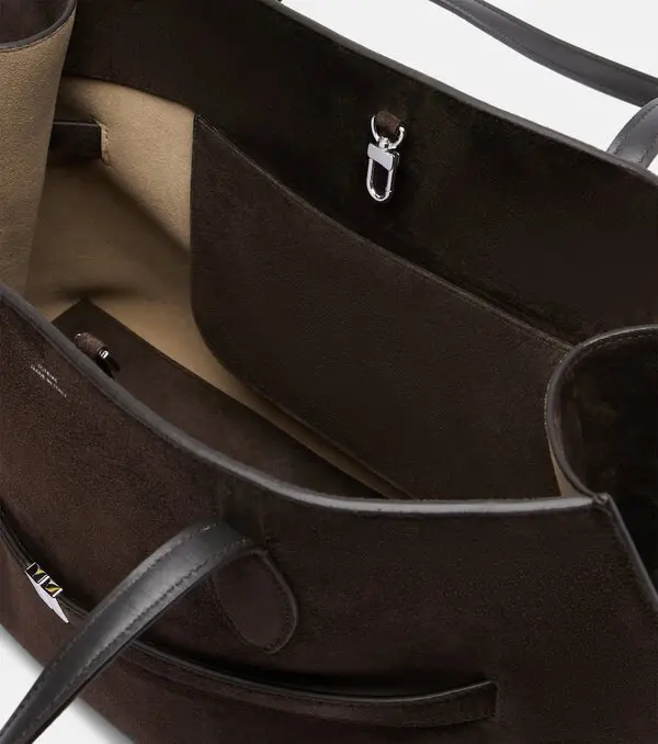 TOTEME Lounge Suede Tote Bag - Brown