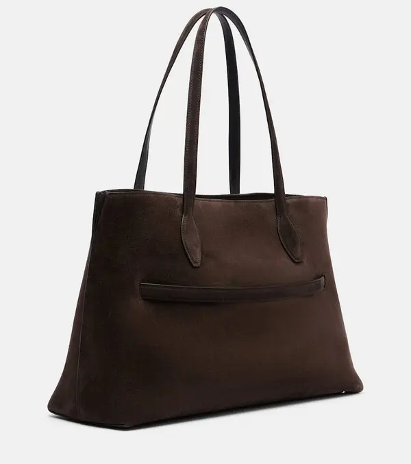 TOTEME Lounge Suede Tote Bag - Brown