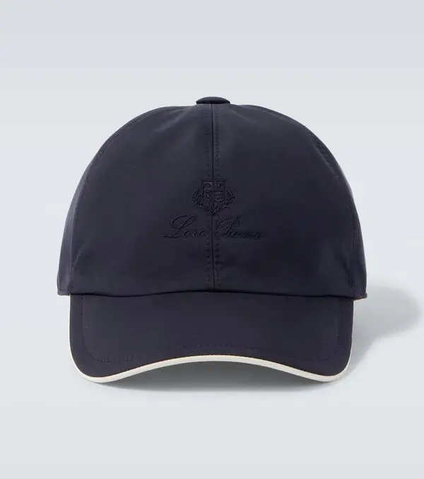 Loro Piana Logo Baseball Cap - Blue