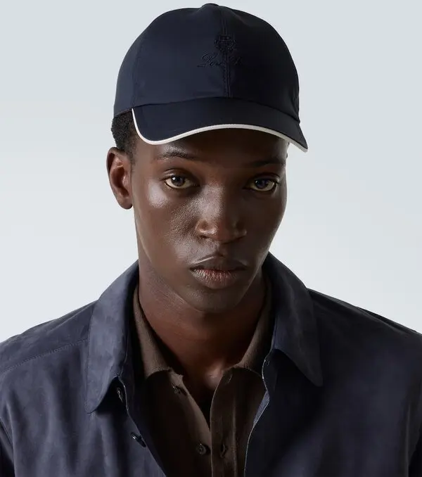 Loro Piana Logo Baseball Cap - Blue