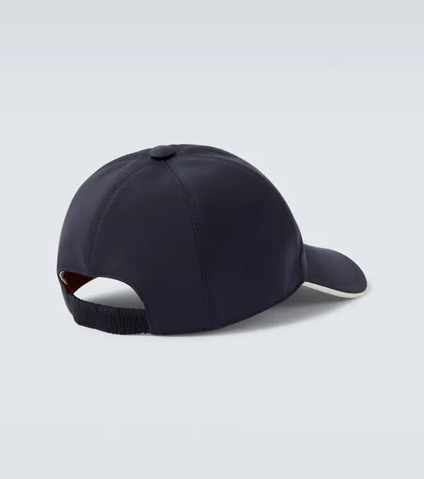Loro Piana Logo Baseball Cap - Blue