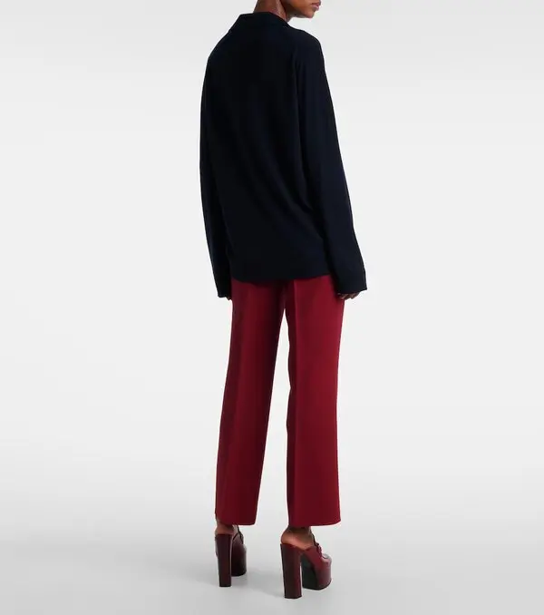 Gucci V-neck Wool Sweater - Blue