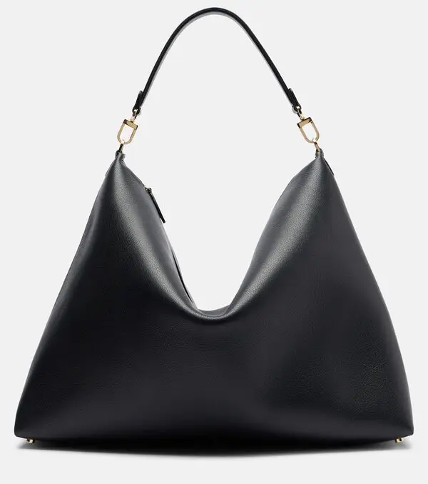 TOTEME Bevel Leather Tote Bag - Black