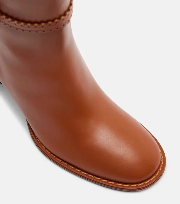 Zimmermann Eddie 70 Leather Knee-high Boots