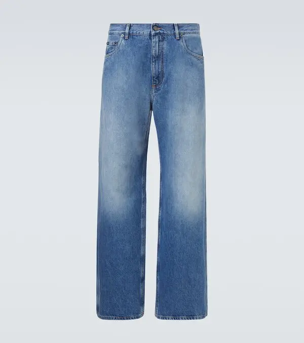 Dolce & Gabbana Mid-rise Wide-leg Jeans - Blue