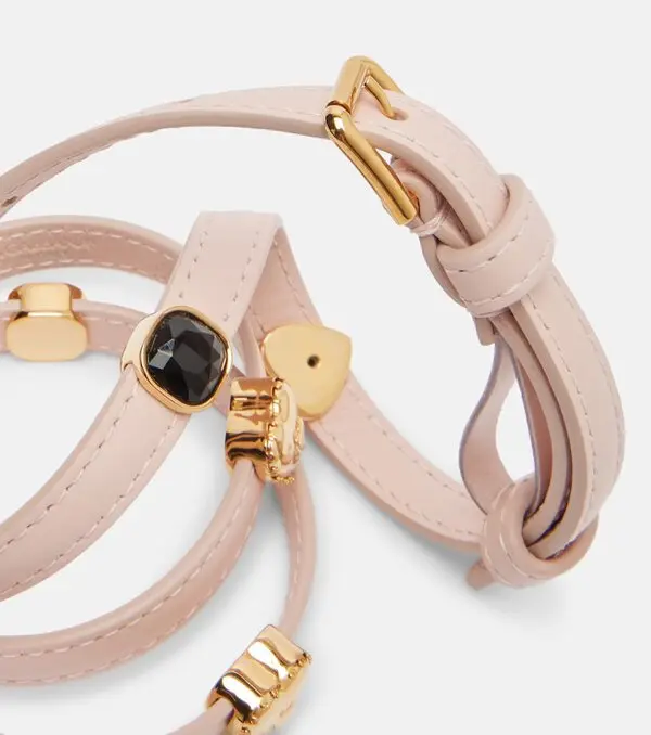 Dolce & Gabbana Embellished Leather Belt
