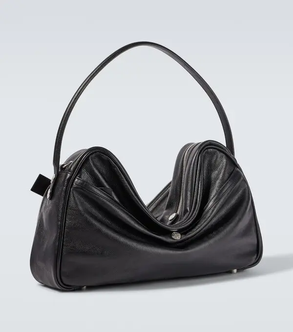Acne Studios Leather Shoulder Bag - Black