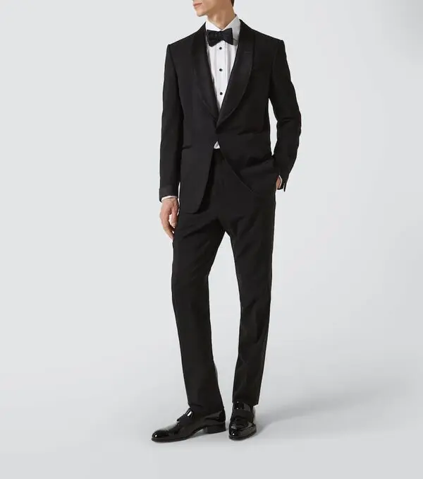 Brioni Cotton Poplin Tuxedo Shirt