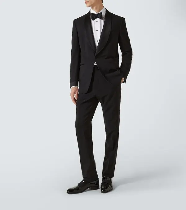 Brioni Cotton Poplin Tuxedo Shirt