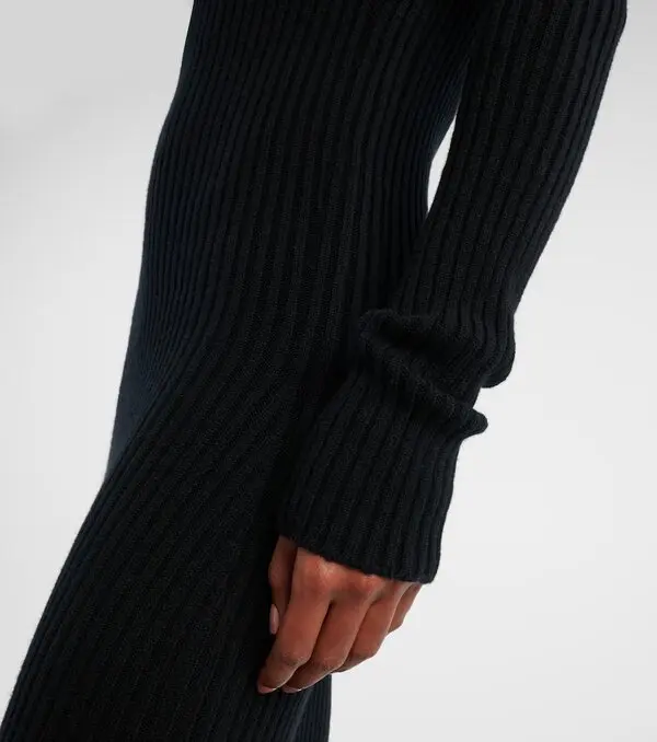 Max Mara Wool And Cashmere-blend Maxi Dress