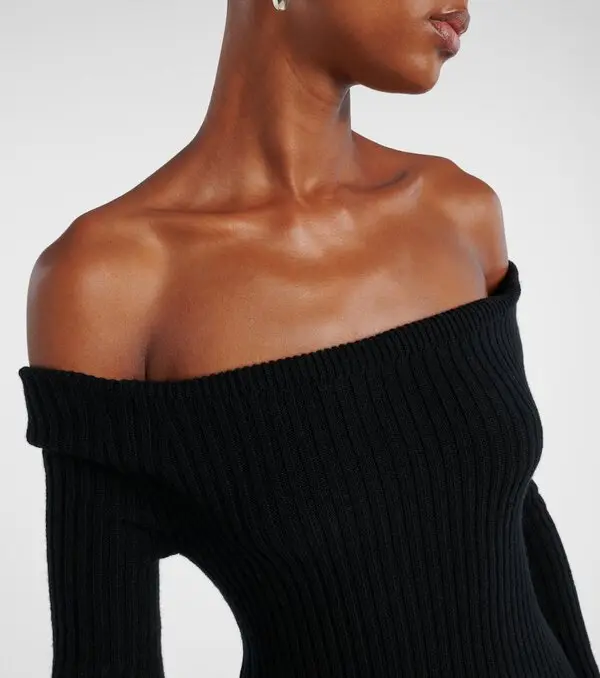 Max Mara Wool And Cashmere-blend Maxi Dress