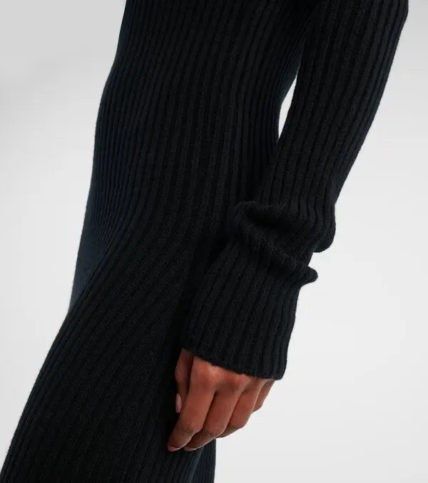 Max Mara Wool And Cashmere-blend Maxi Dress