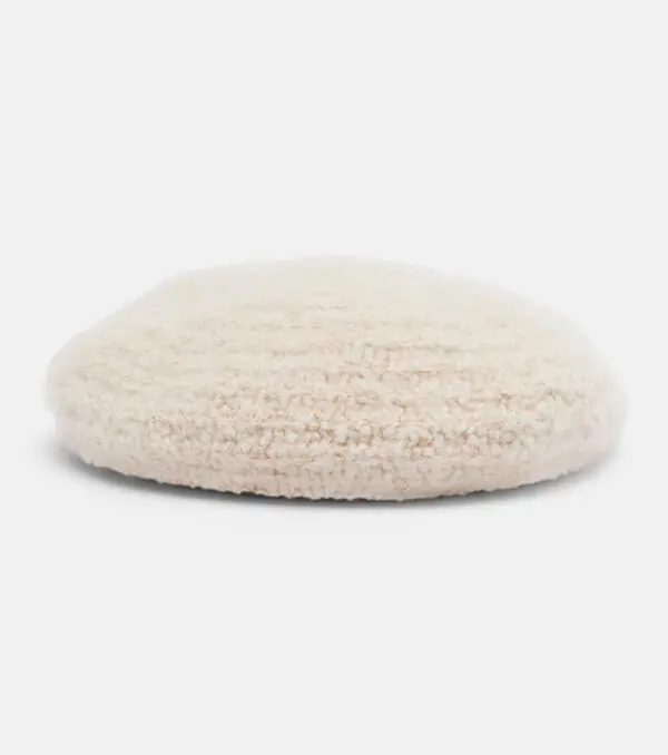 Loro Piana Cashmere And Silk Hat - White