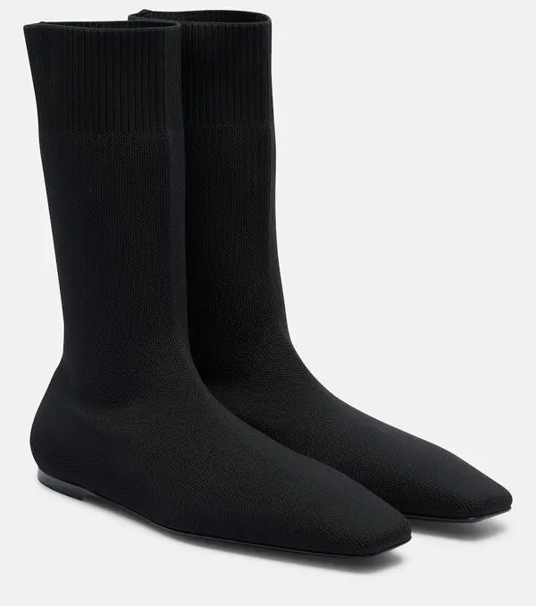 TOTEME Sock Boots - Black