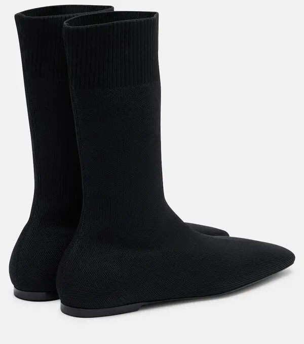 TOTEME Square Toe Sock Boots