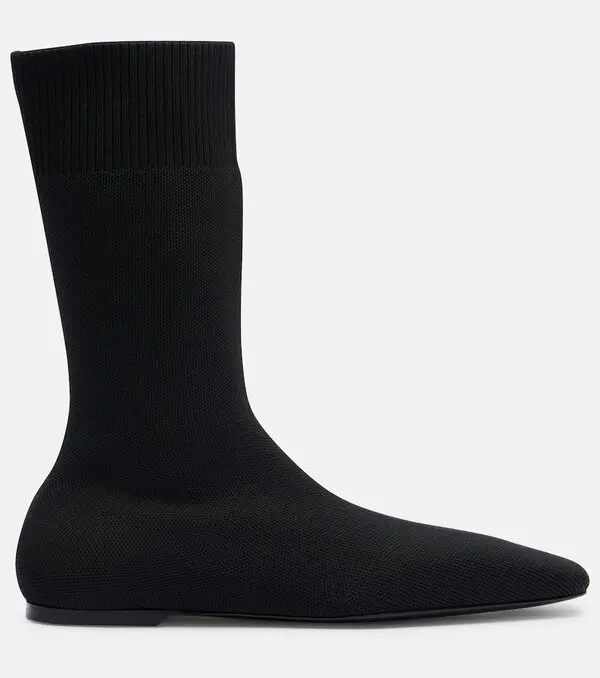 TOTEME Square Toe Sock Boots