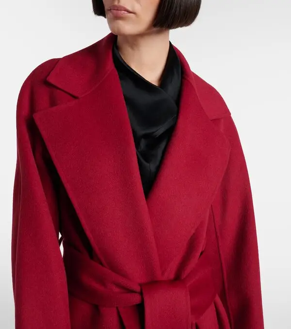 JOSEPH Wool And Cashmere Wrap Coat