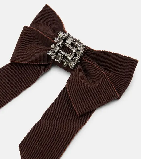 ROGER VIVIER Broche Vivier Embellished Hair Clip
