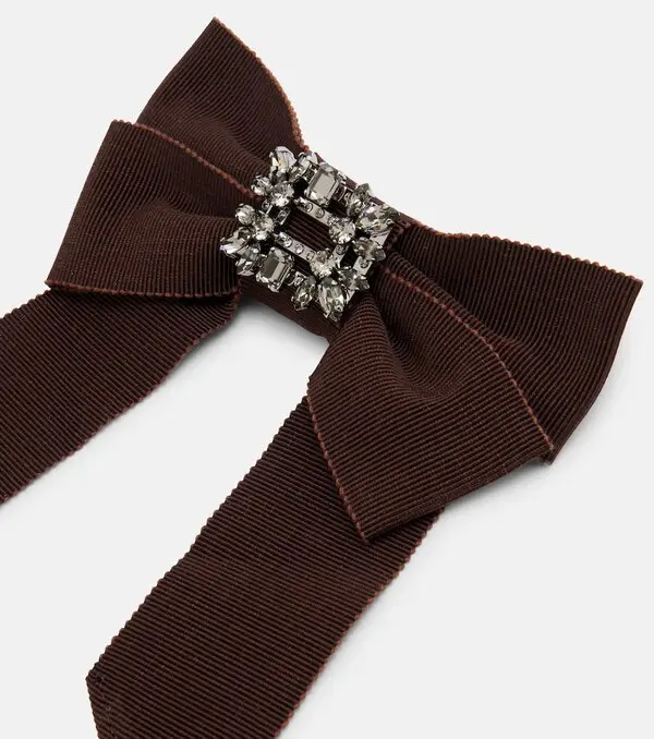 ROGER VIVIER Broche Vivier Embellished Hair Clip