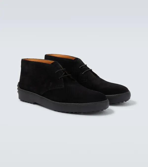 TOD'S Suede Lace-up Boots