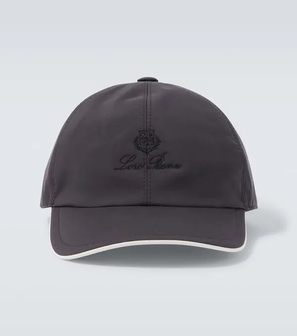 Loro Piana Logo Baseball Cap - Black