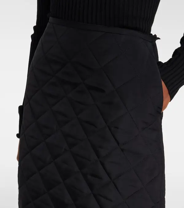JIL SANDER Quilted Mini Skirt