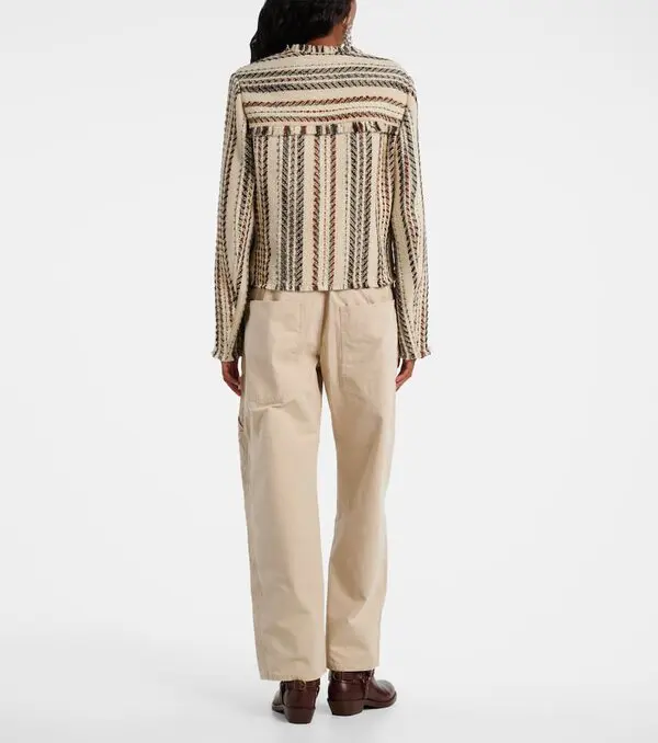 MARANT ETOILE Izarina Cotton And Wool-blend Jacket