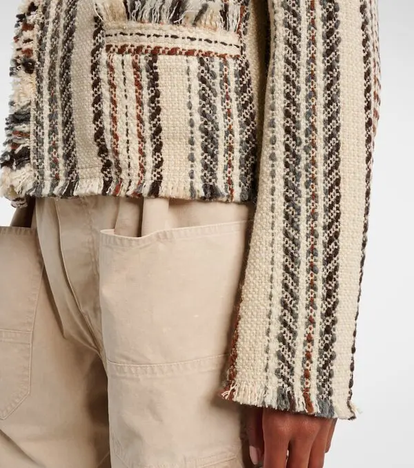 MARANT ETOILE Izarina Cotton And Wool-blend Jacket