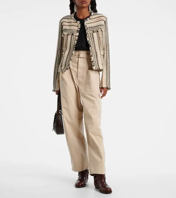 MARANT ETOILE Izarina Cotton And Wool-blend Jacket