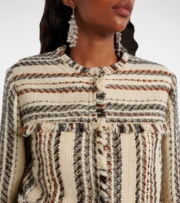 MARANT ETOILE Izarina Cotton And Wool-blend Jacket