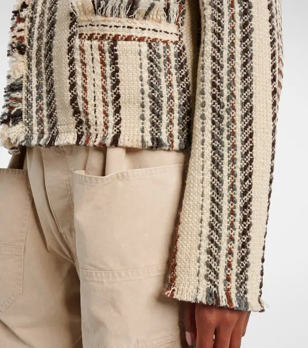 MARANT ETOILE Izarina Cotton And Wool-blend Jacket