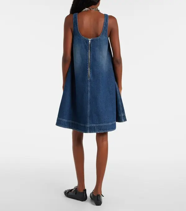 Simone Rocha Distressed Denim Minidress