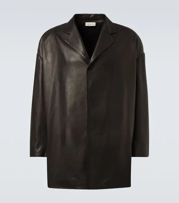 Fear Of God Oversized Leather Blazer