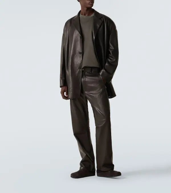 Fear Of God Oversized Leather Blazer
