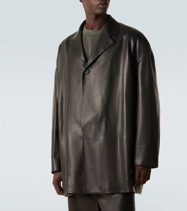Fear Of God Oversized Leather Blazer