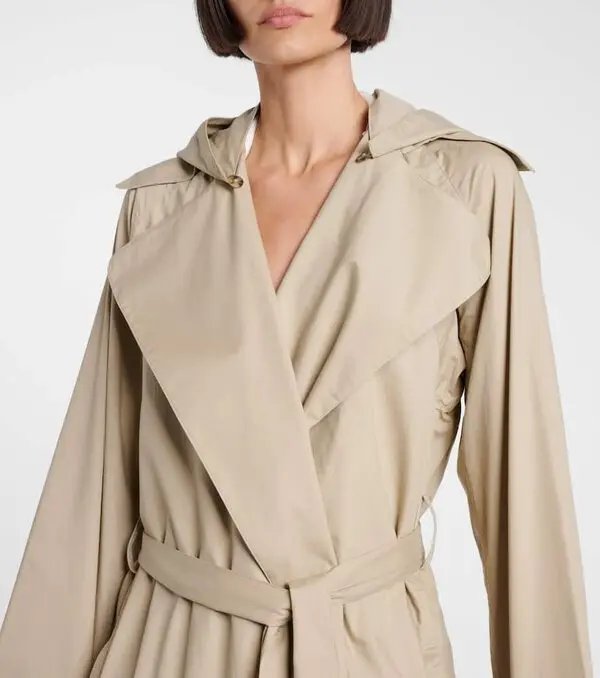 AYA MUSE Cotton Gabardine Trench Coat