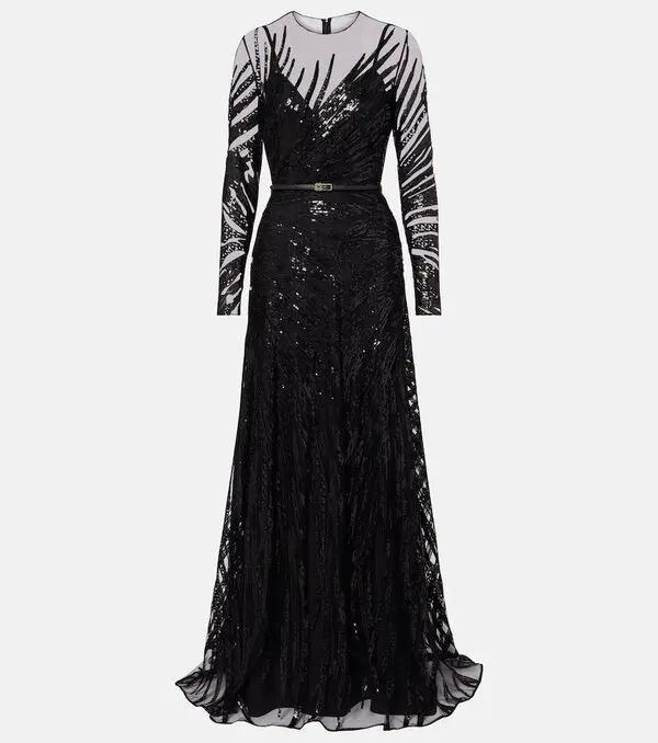 Elie Saab Embellished Gown