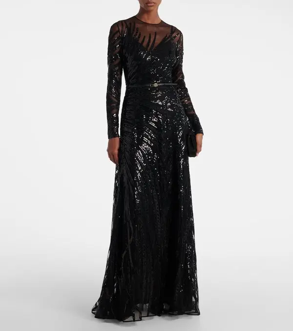 Elie Saab Embellished Gown