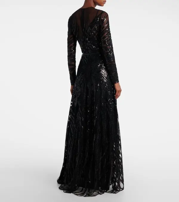 Elie Saab Embellished Gown