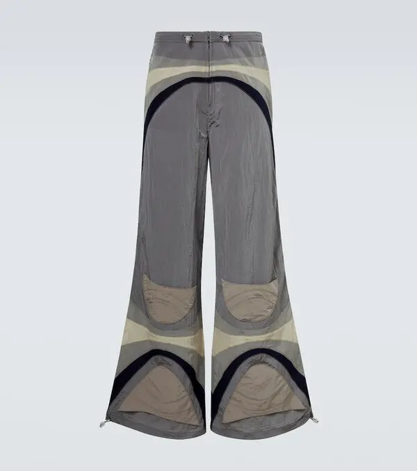 ERL Technical Flared Pants - Grey