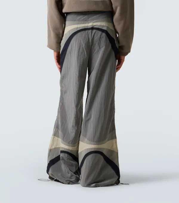 ERL Technical Flared Pants - Grey