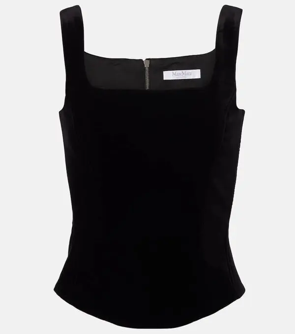 Max Mara Cotton Velvet Corset