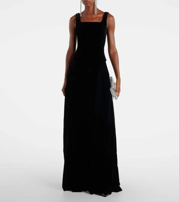 Max Mara Cotton Velvet Corset