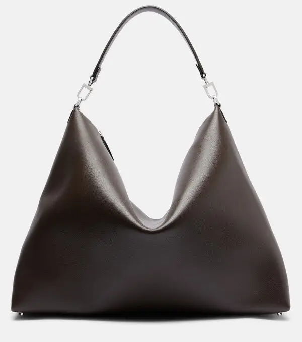 TOTEME Bevel Leather Tote - Brown